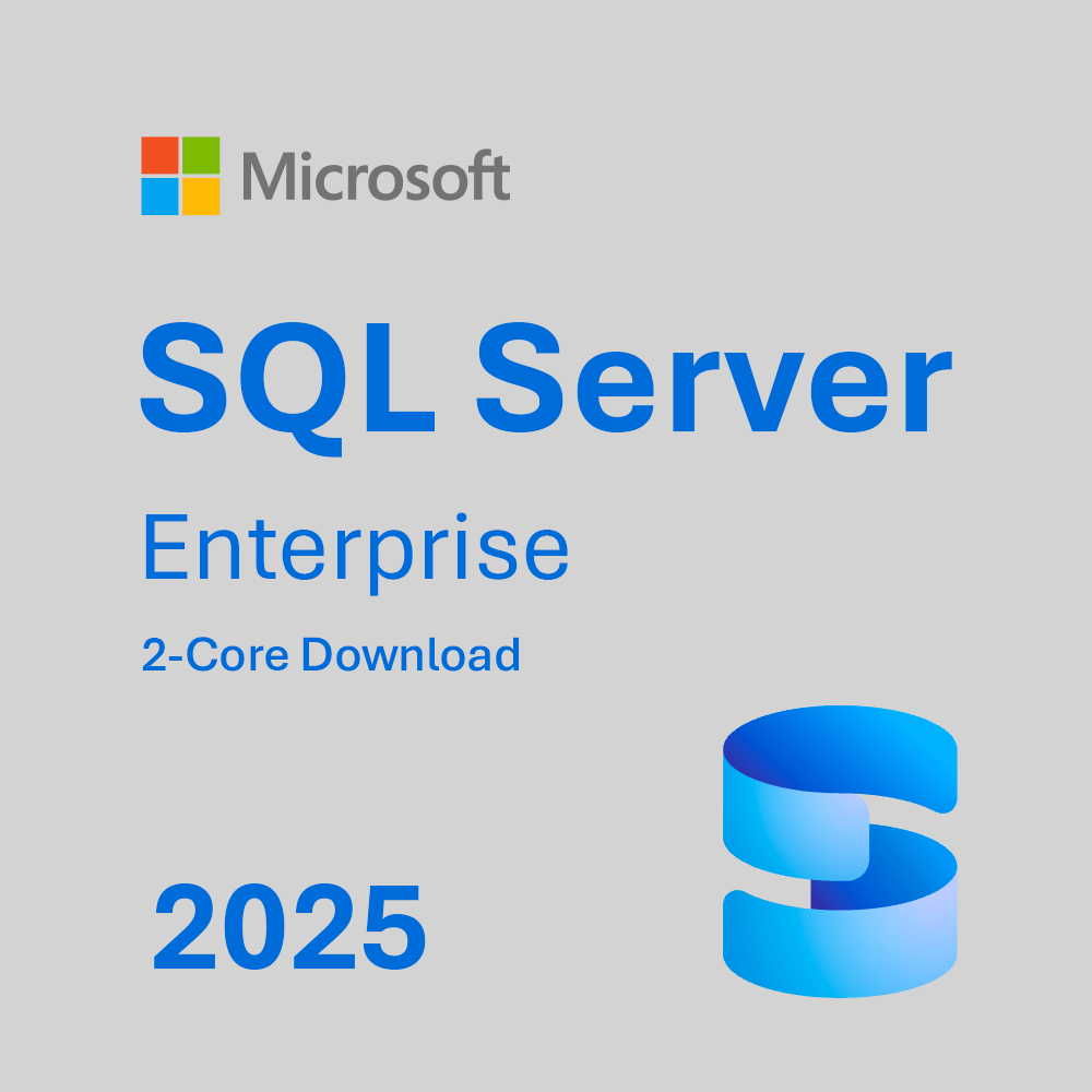 Microsoft SQL Server 2025 Enterprise - 2 Core Download License ...